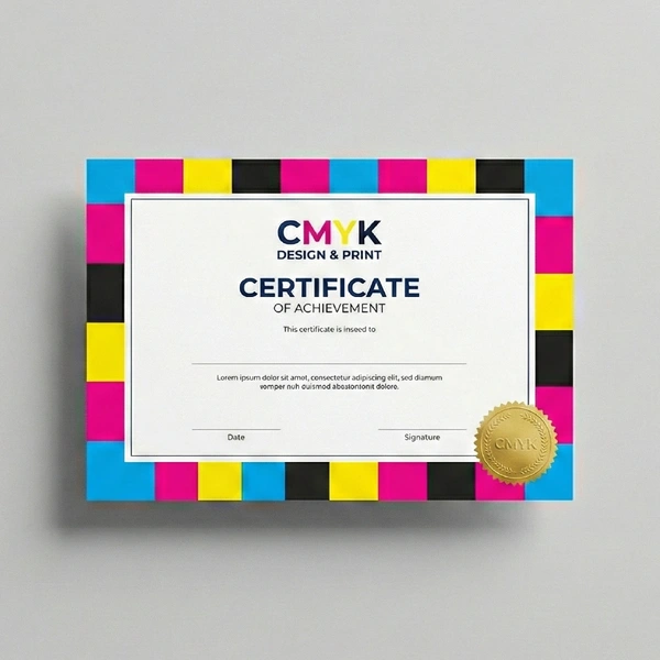 Certificate Printing | A4 Custom Certificates | CMYK Printers