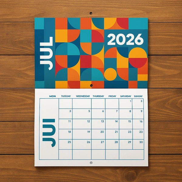 Stapled Calendars with Free UK Delivery | CMYK Printers