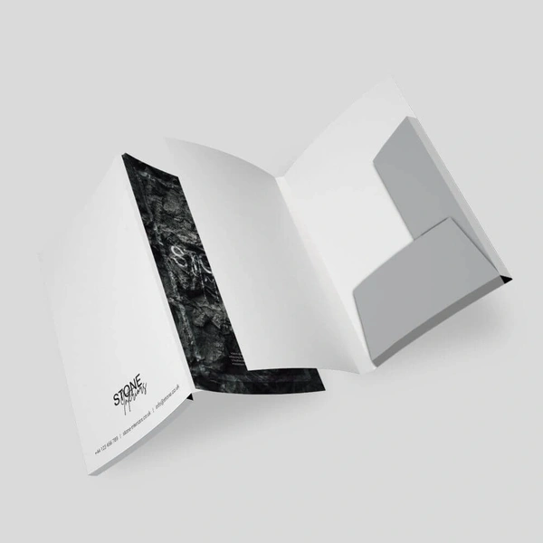 Interlocking Presentation Folders | A4 & A5 Print | CMYK Printers